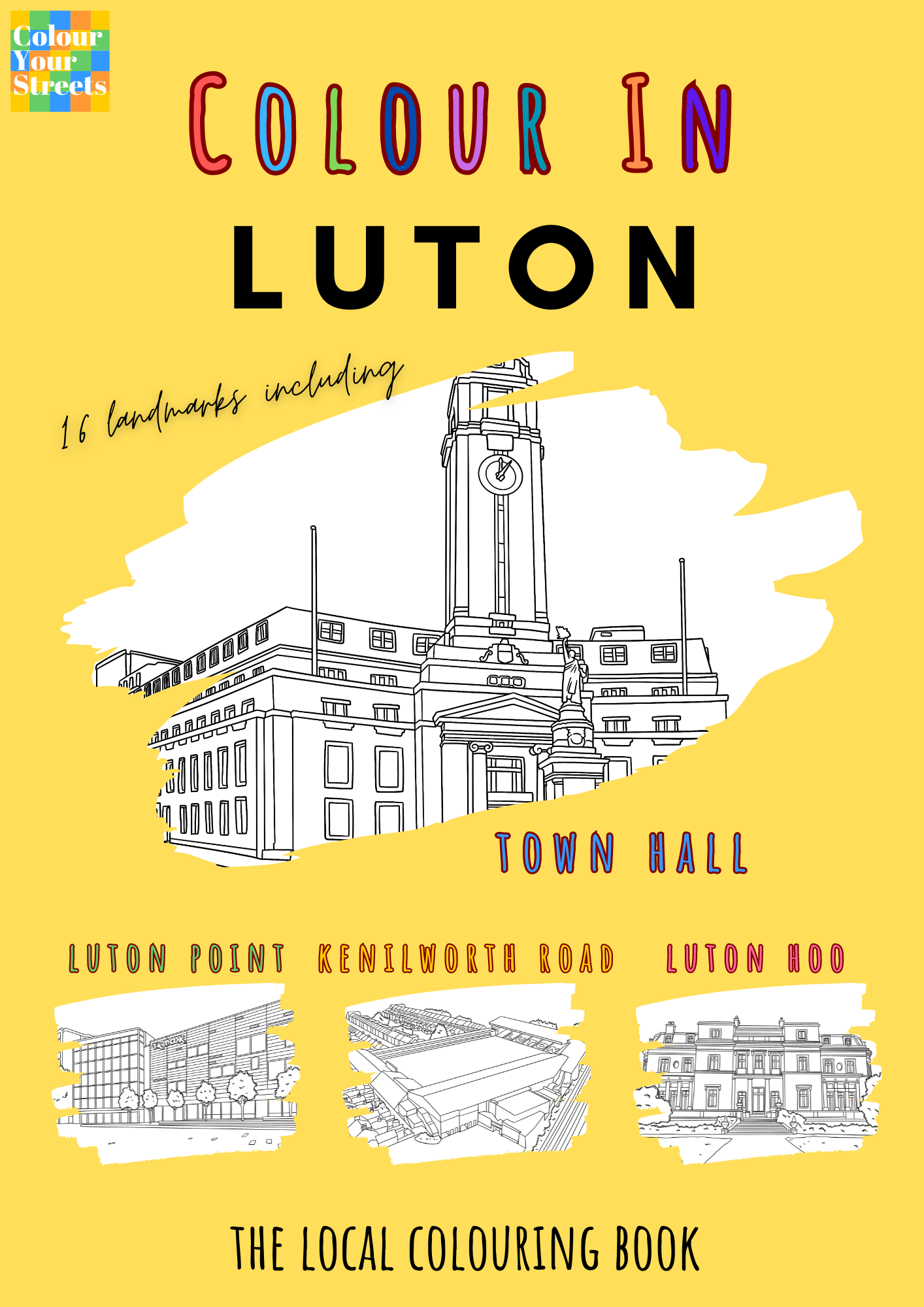 Luton Colouring Book (A4) – Big Fat Duck