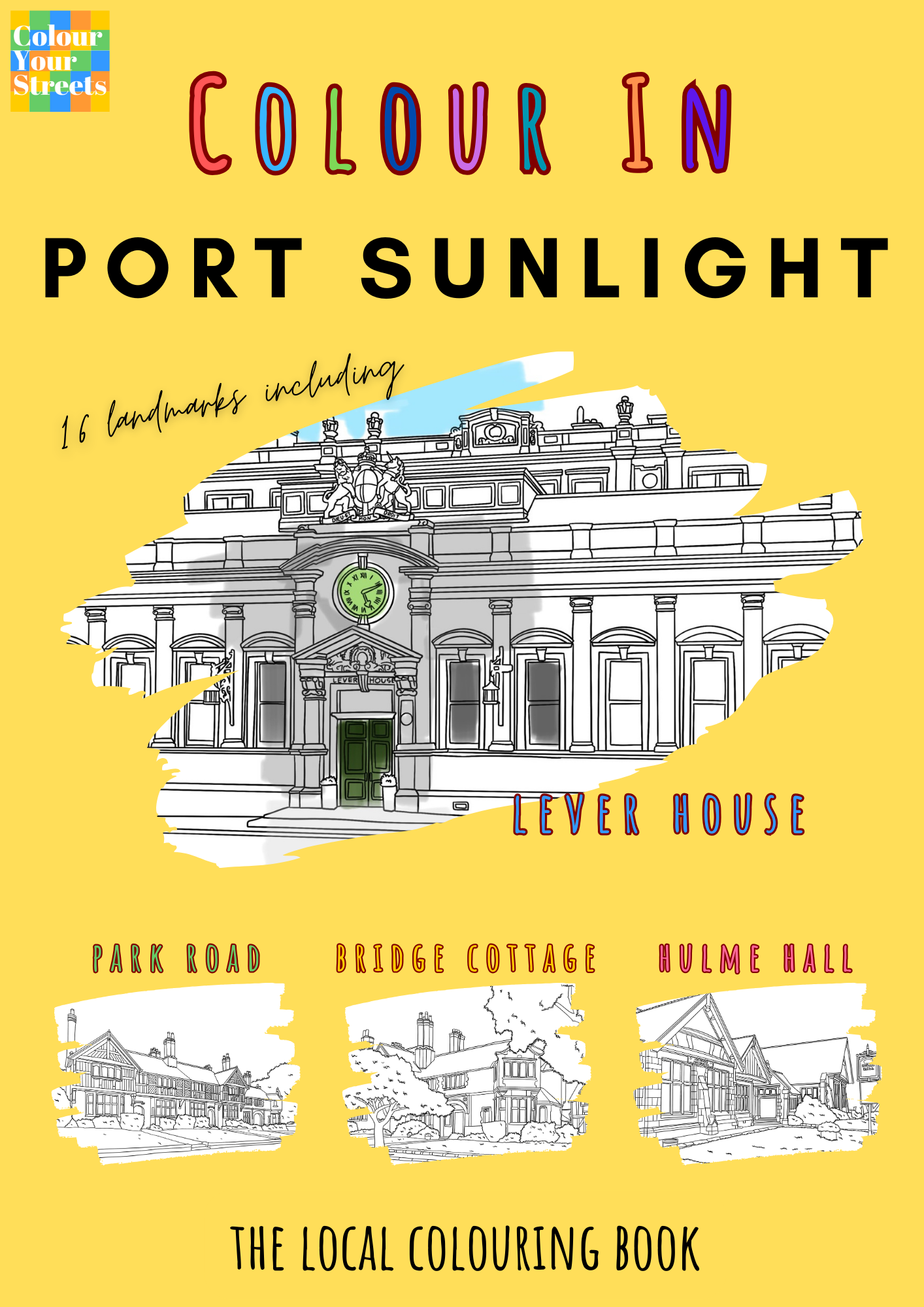 Port Sunlight Colouring Book (A4) – Big Fat Duck