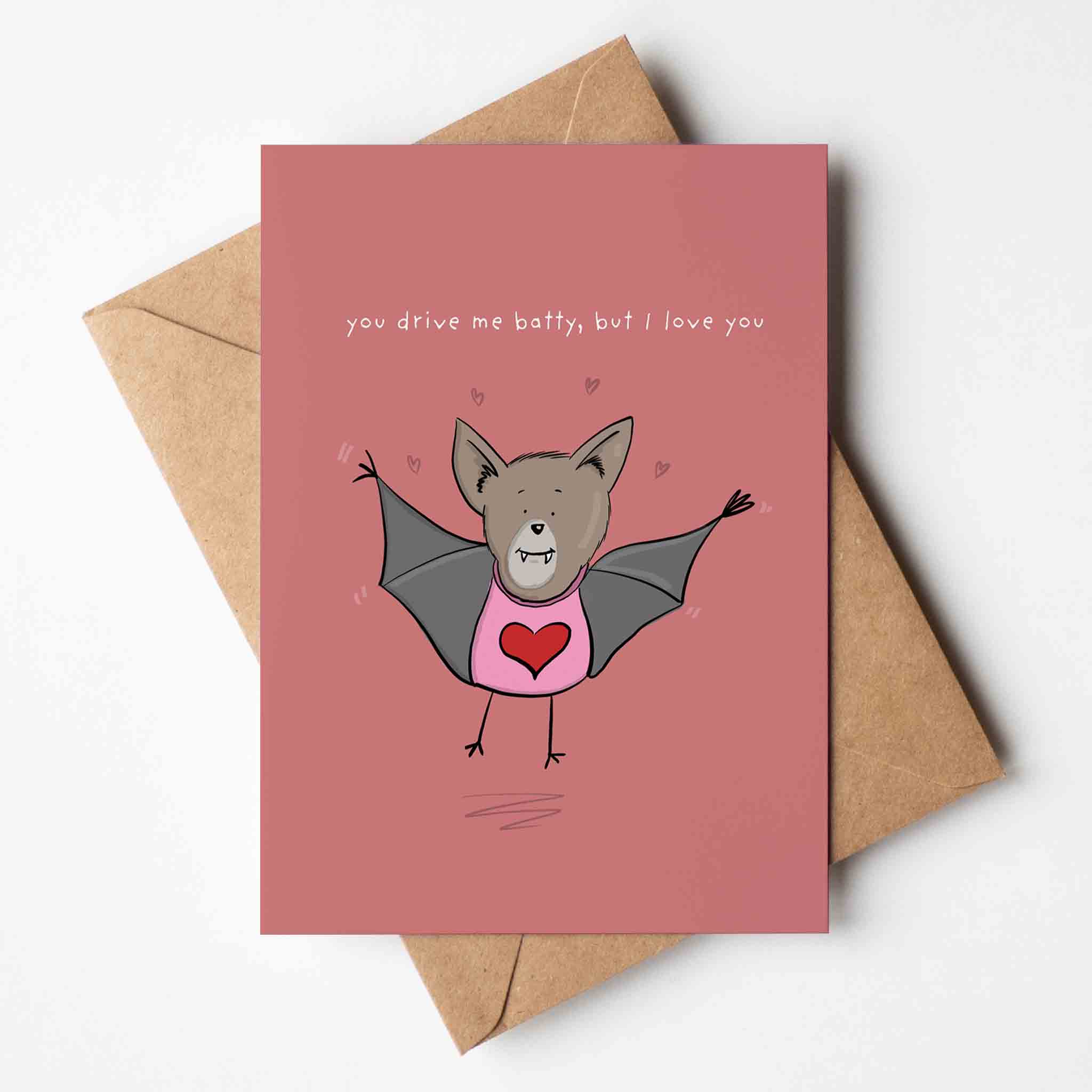 You Drive Me Batty Card – Big Fat Duck